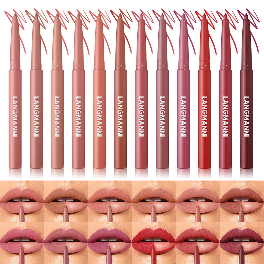 Twelve-color Matte Lip Liner – Faktor beauty